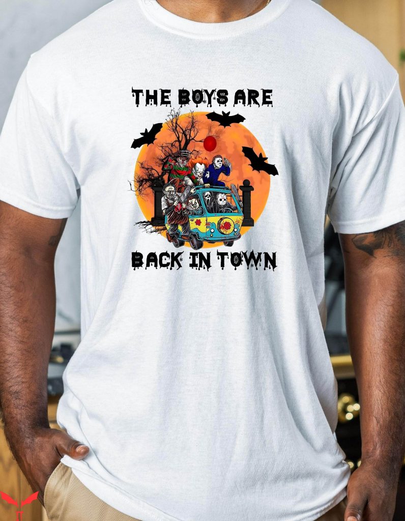 IT T-Shirt The Boys Are Back In Town Pennywise IT The Movie