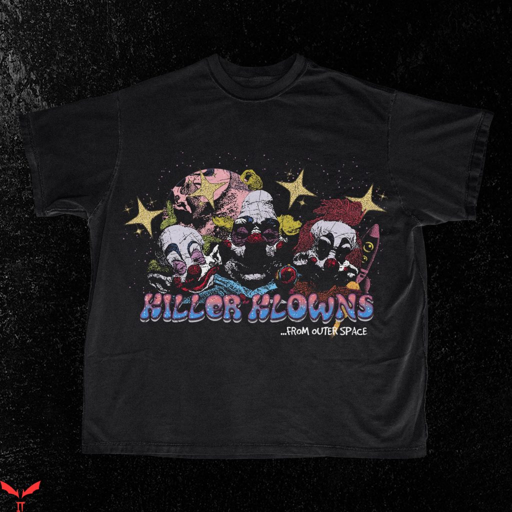 IT The Clown T-Shirt Killer Klowns From Outer Space Bootleg