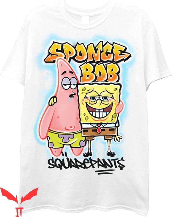 Gangster Spongebob T-Shirt Spongebob, Patrick & Krusty Krab