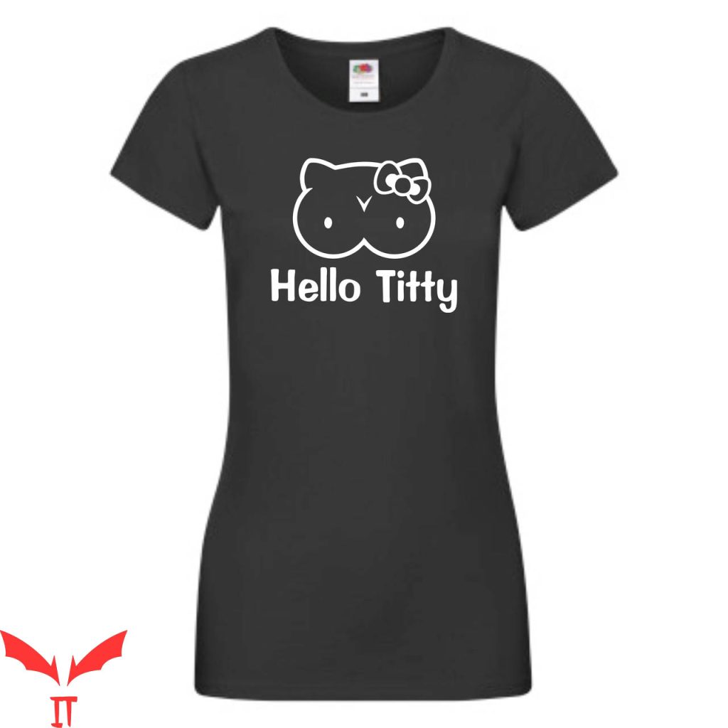 Hello Titties T-Shirt I Heart Titties And Beer Love Funny