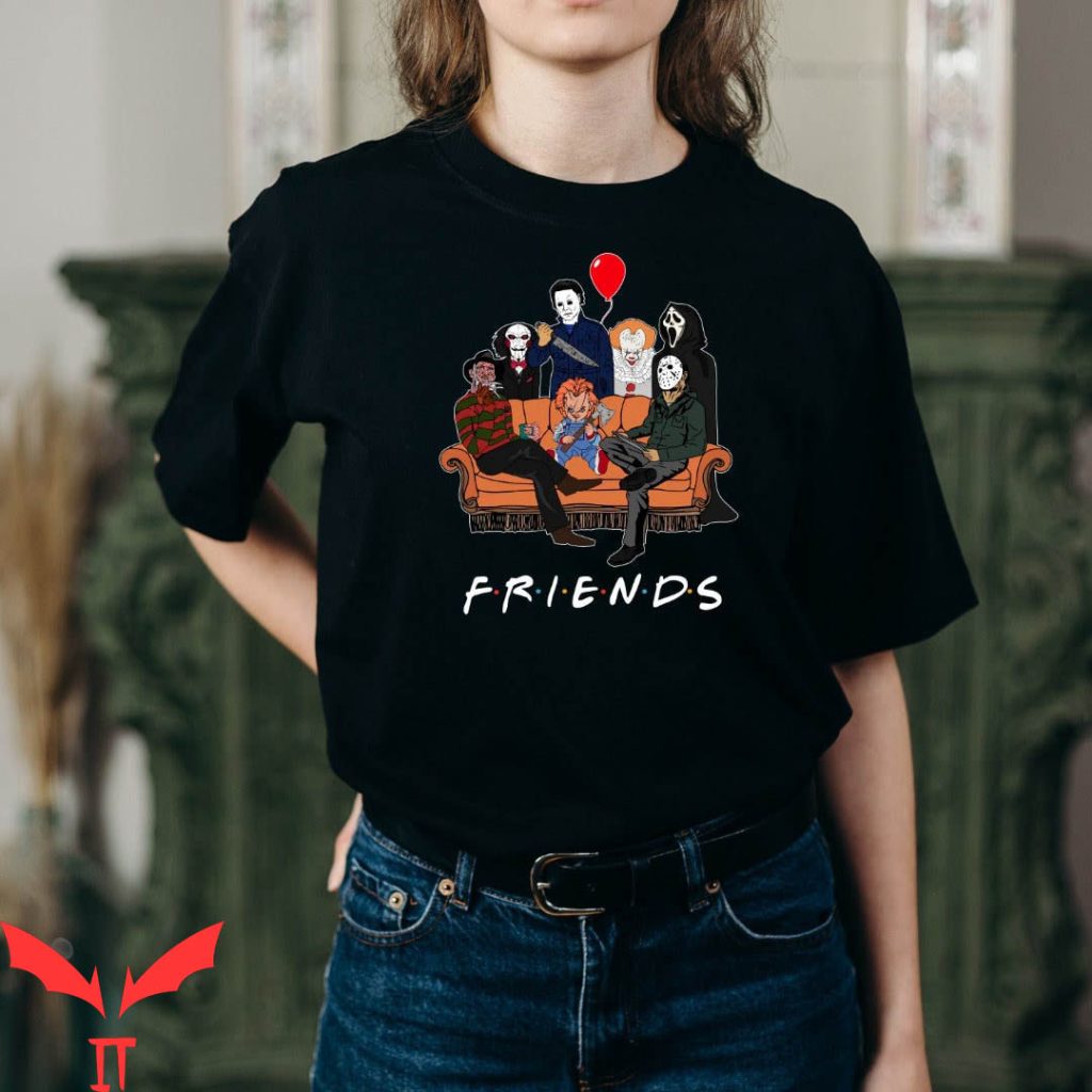 Pennywise Friends T-Shirt Halloween Horror Friends IT Movie