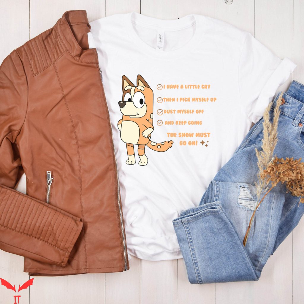 Bluey Birthday T-Shirt Bluey Mum Chilli's Checklist Shirt