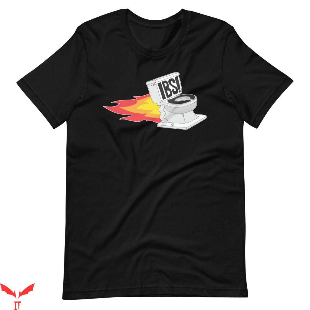 IBS T-Shirt Exploding Toilet Funny Poop Trendy Meme Shirt