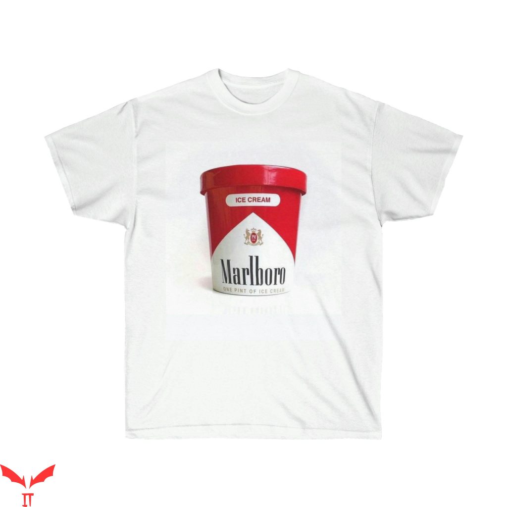 Marlboro T-Shirt Marlboro Ice Cream Meme Funny Tee Shirt
