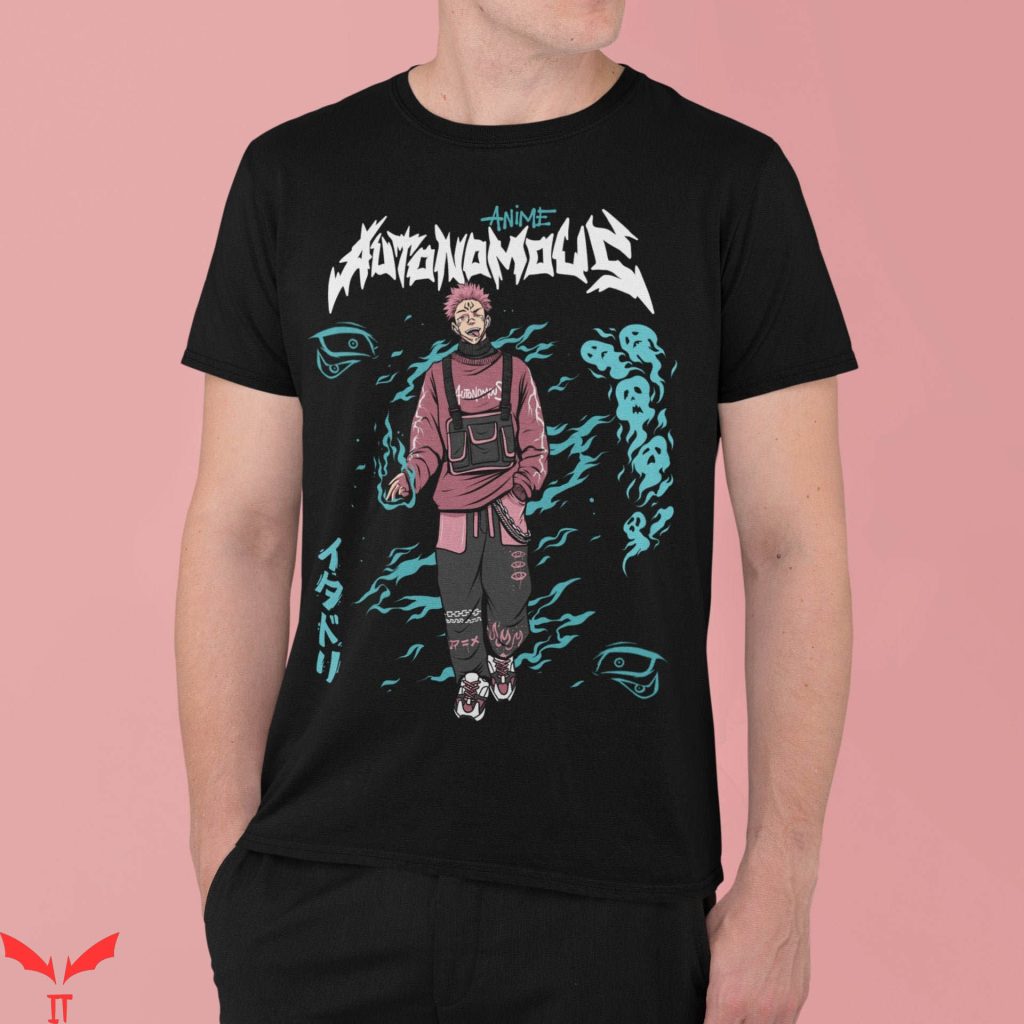 Subtle Anime T-Shirt Cursed Energy Anime Cool Design Trendy
