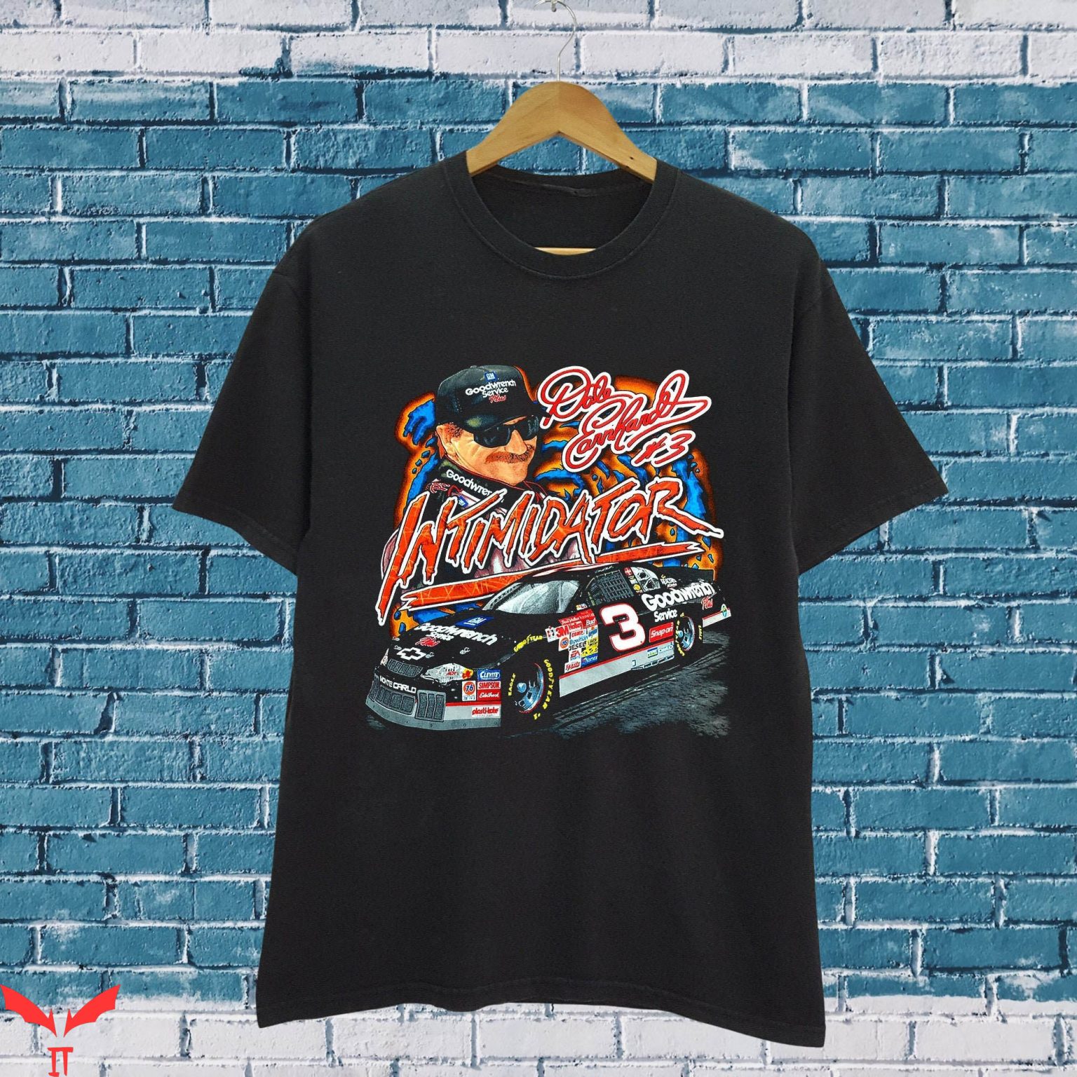 Vintage Nascar T-Shirt 90s Dale Earnhardt Racing Intimidator