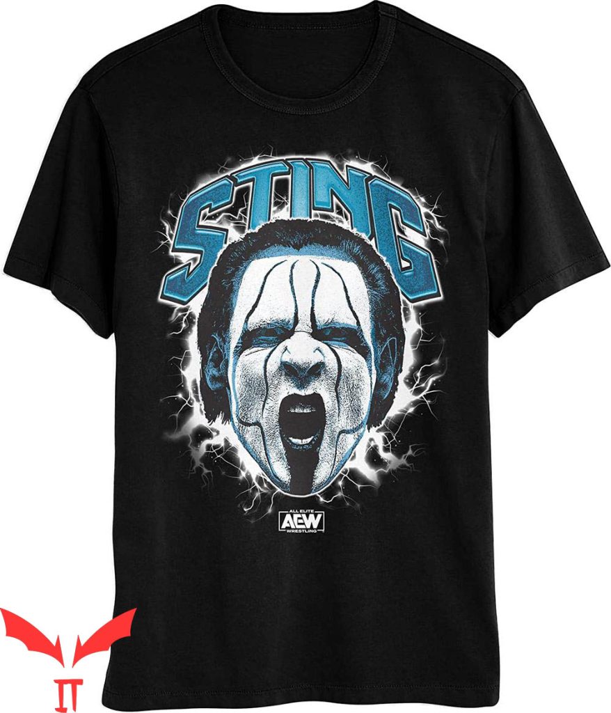 Sting WCW T-Shirt AEW All Elite Wrestling Sting Tee