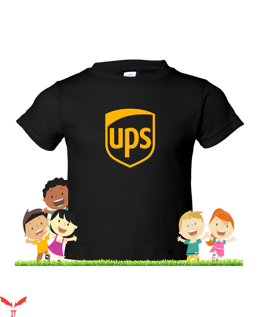 Ups T-Shirt Funny Delivery Halloween Costume Service Logo