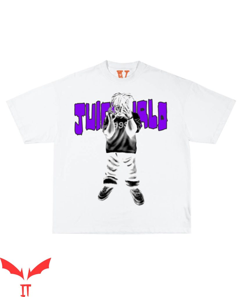 Vlone Juice Wrld T-Shirt Rapper Merch Hip Hop Art Tee