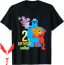 Elmo Birthday T-Shirt Sesame Street 8 Bit