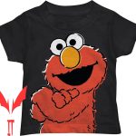 Elmo Birthday T-Shirt Sesame Street 8 Bit