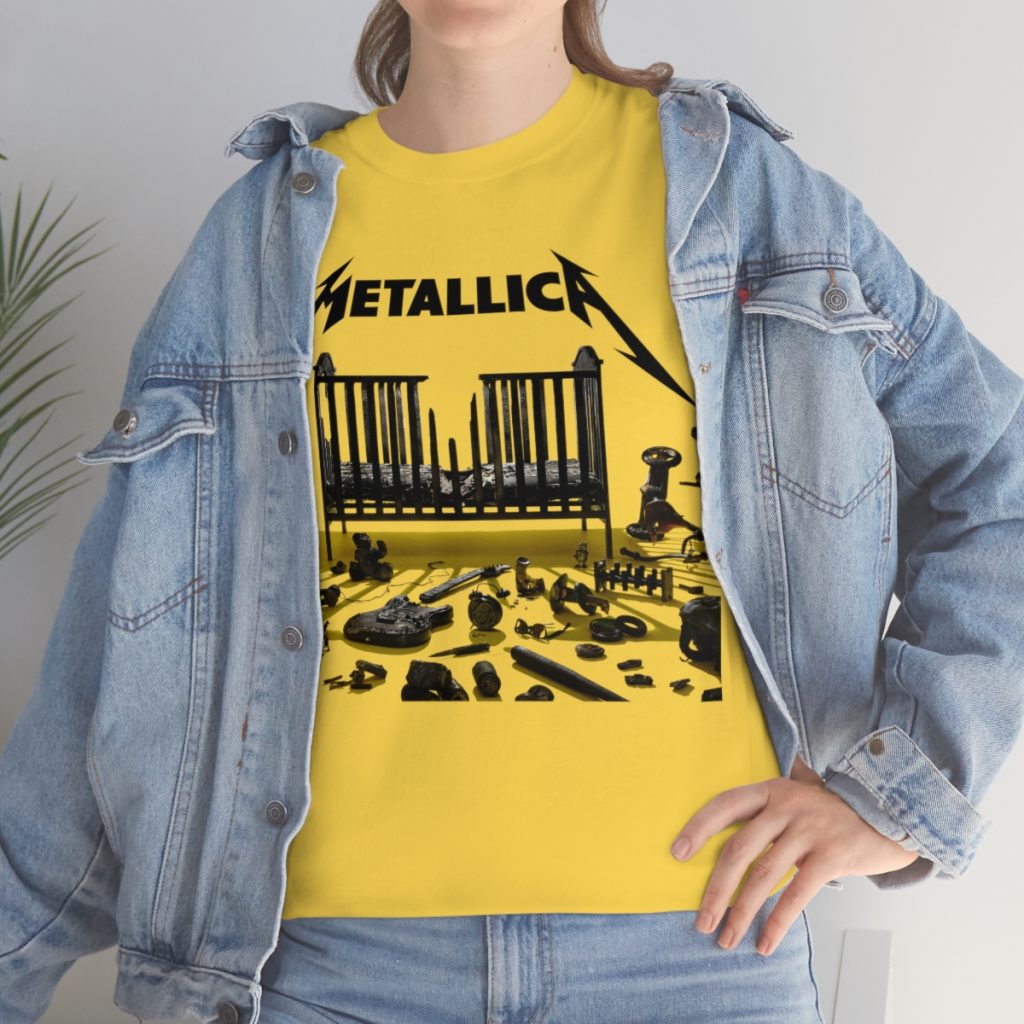 Metallica 2023 - 2024 72 Seasons World Tour Shirt - Yellow