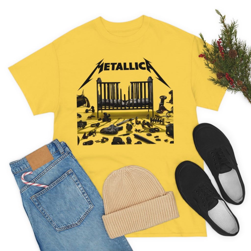 Metallica 2023 - 2024 72 Seasons World Tour Shirt - Yellow