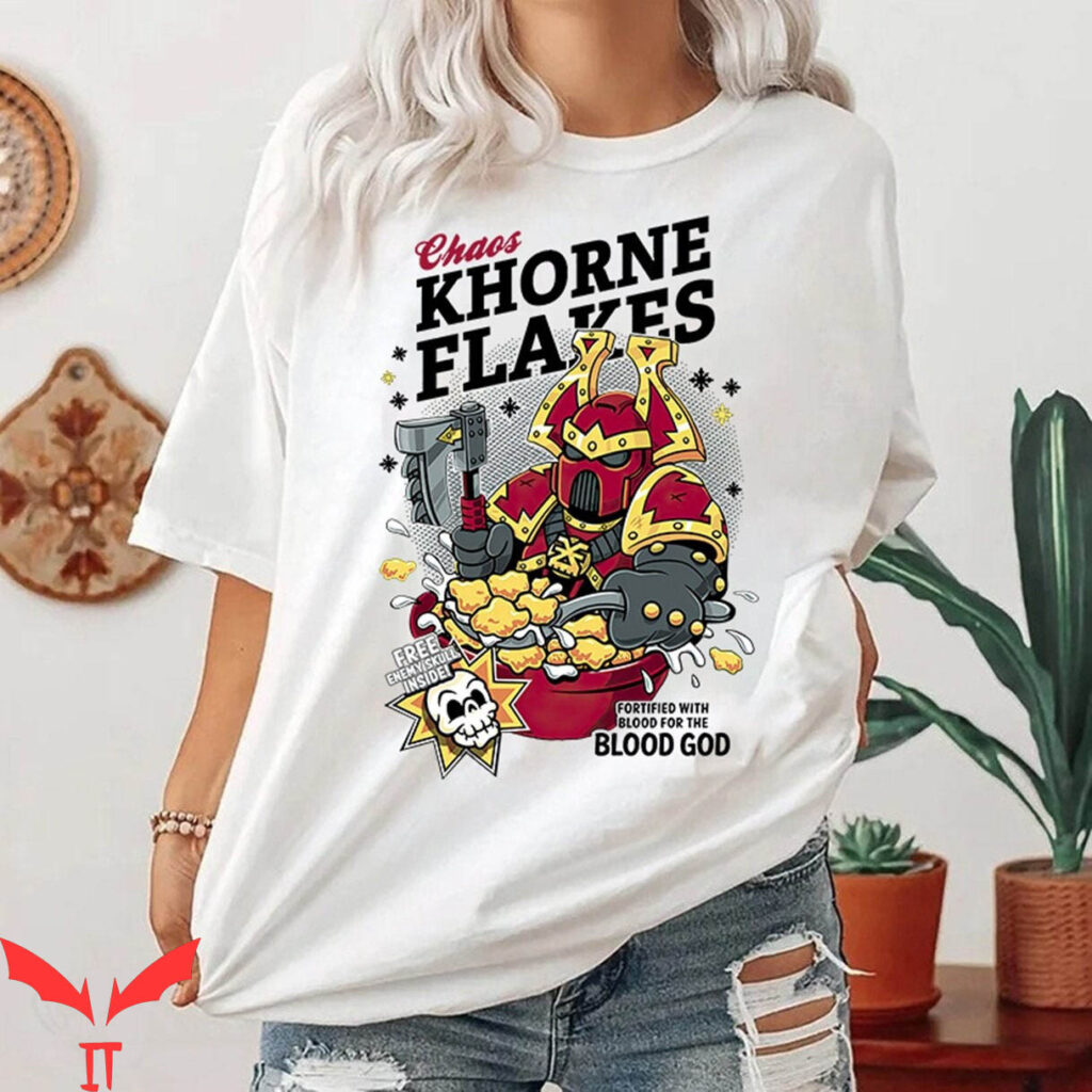 Warhammer 40k T-Shirt Chaos Khorne Flakes Video Game