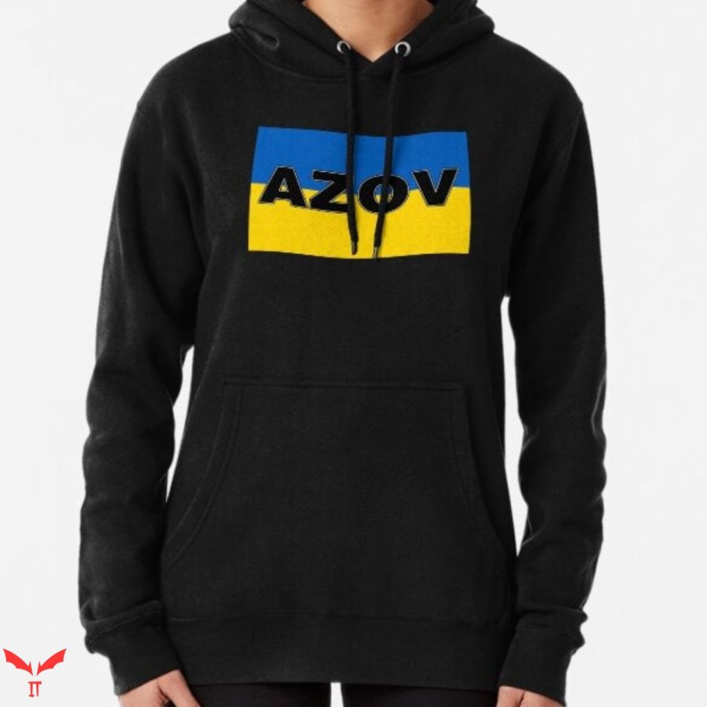 Azov Battalion Hoodie Logo Colorful