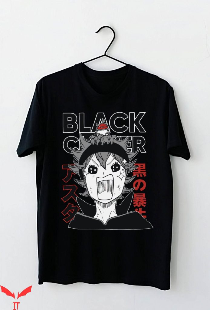 Black Clover T-Shirt Black Clover Anime Character