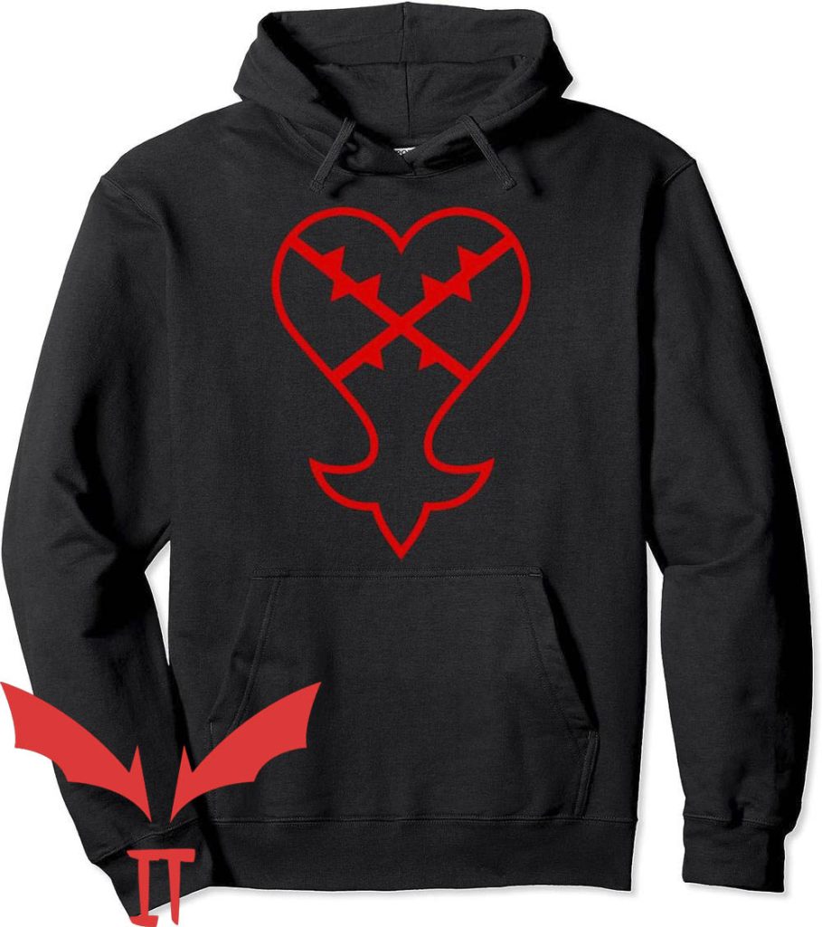 Broken Heart Hoodie Disney Kingdom Hearts Heartless Symbol