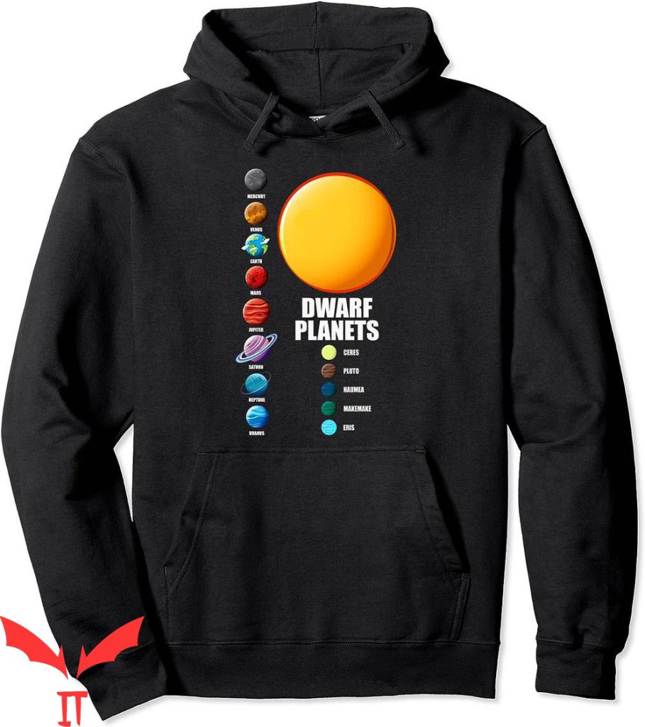Broken Planet Hoodie Solar System Shirts Dwarf Planets
