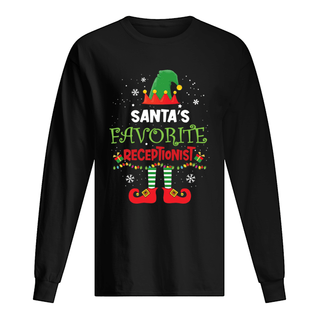 Elf Santa’s Favorite Receptionist Shirt