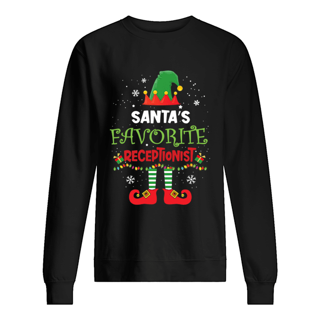 Elf Santa’s Favorite Receptionist Shirt