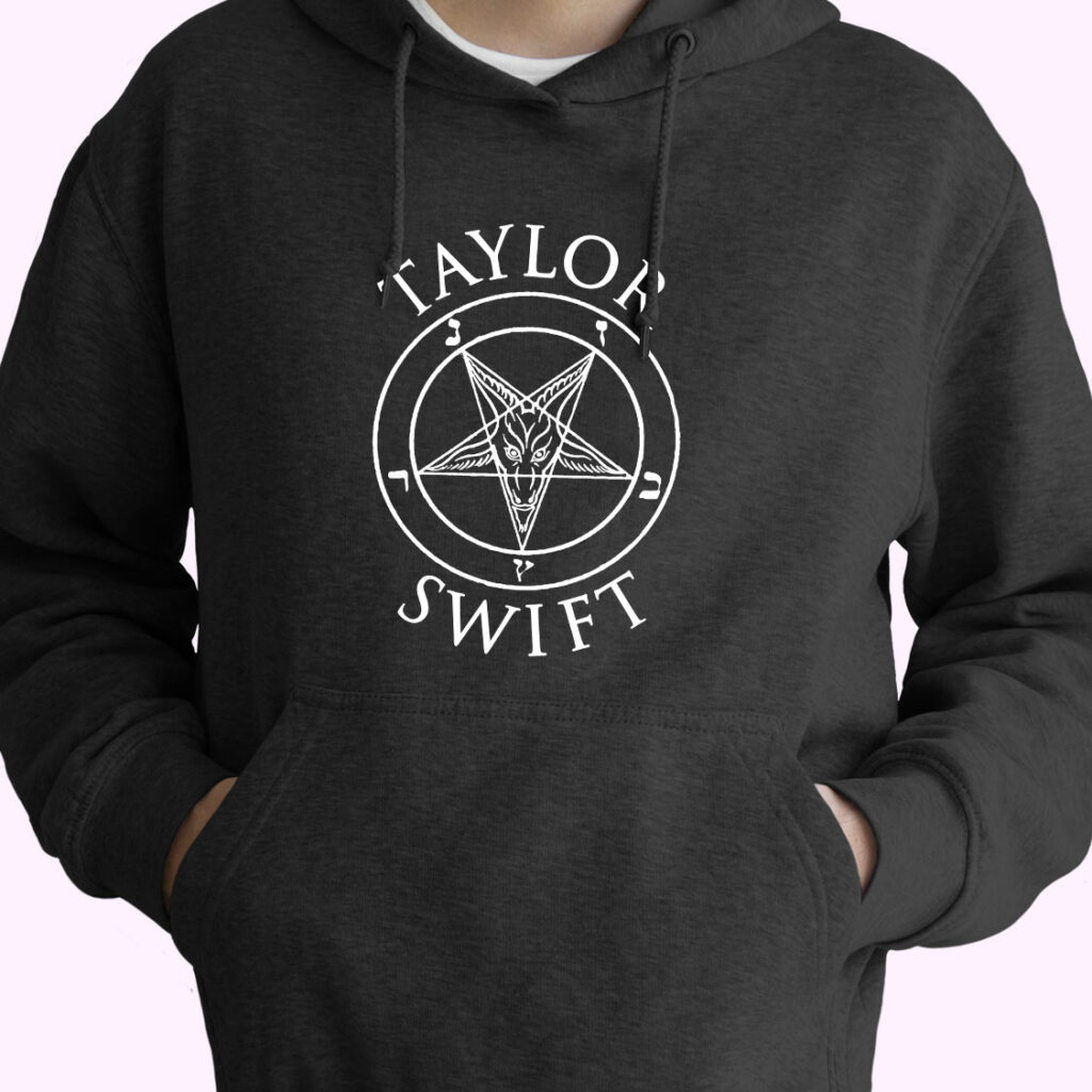 Taylor Swift Sigil Pentagram 70s Basic Hoodie