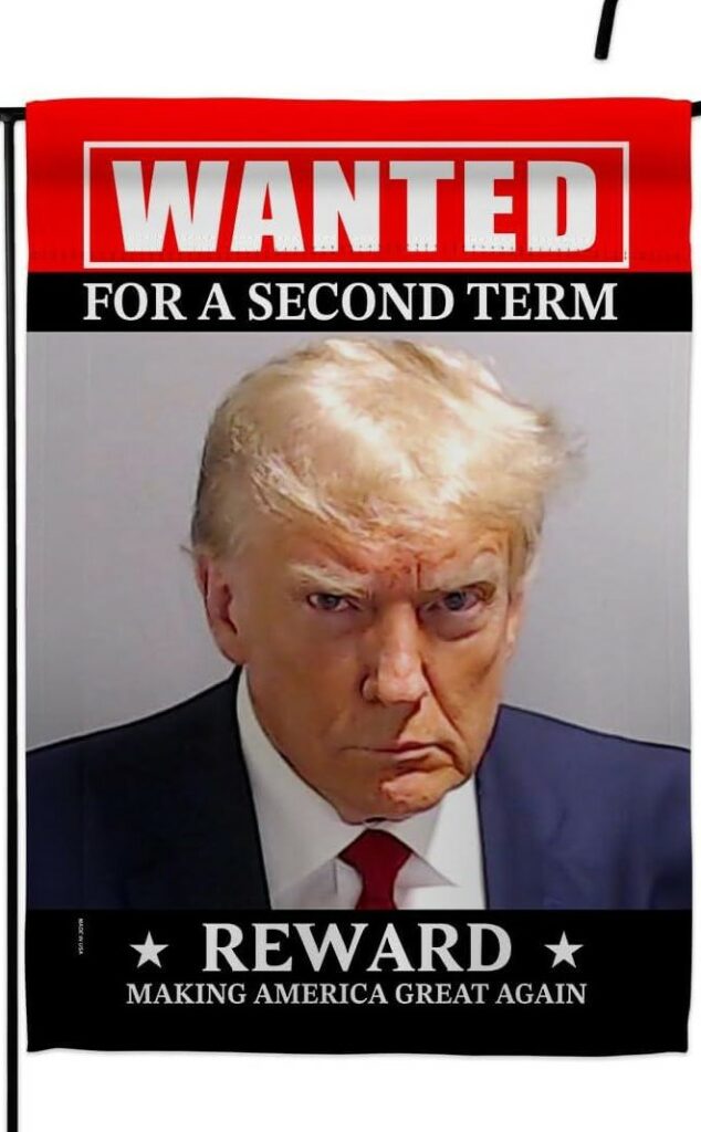 Trump Wanted Poster Reward Making America Great Again 2024