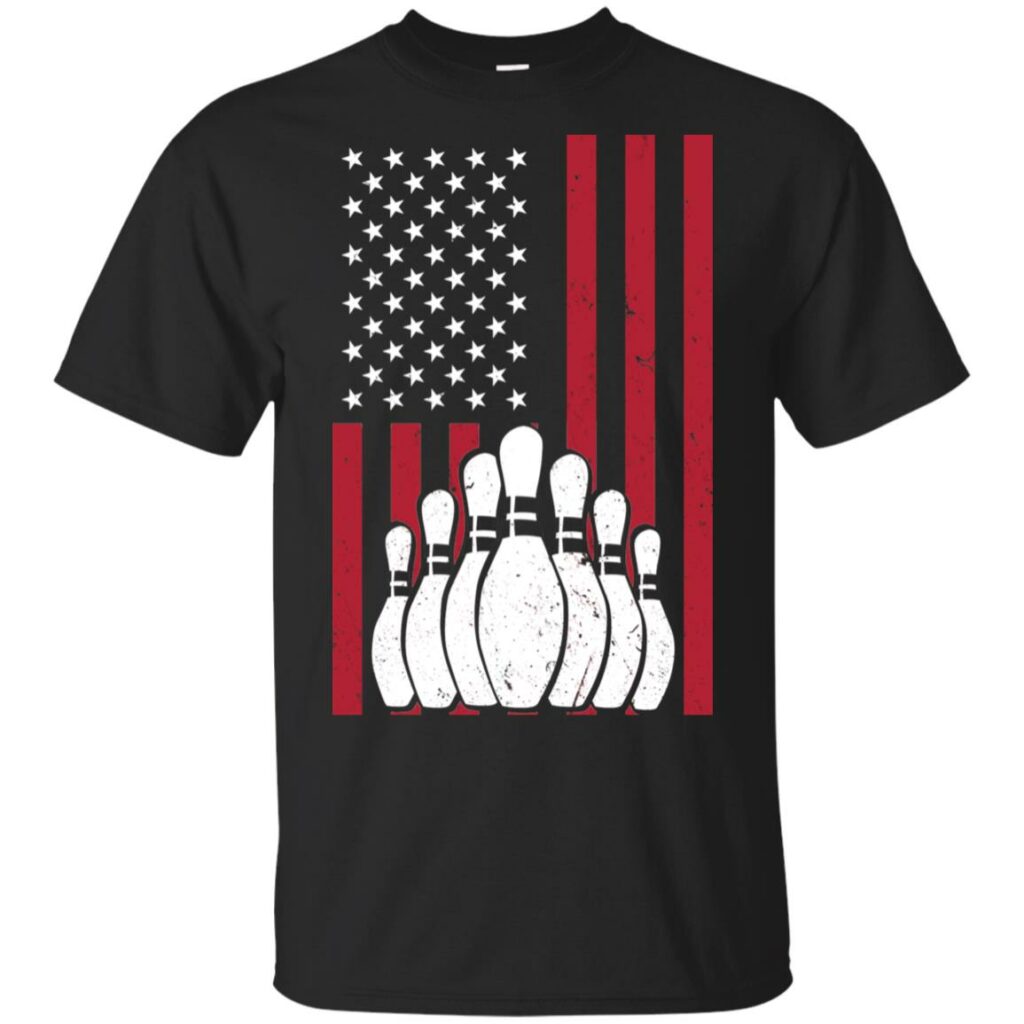 4th Of July Bowling America Flag